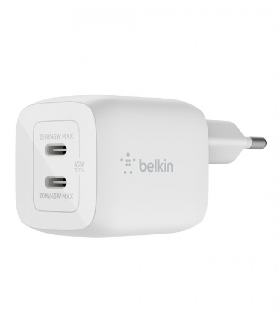 Belkin Dual Usb-C Laptop, Akıllı telefon, Tablet 45W Şarj Cihazı Fiyatı ...
