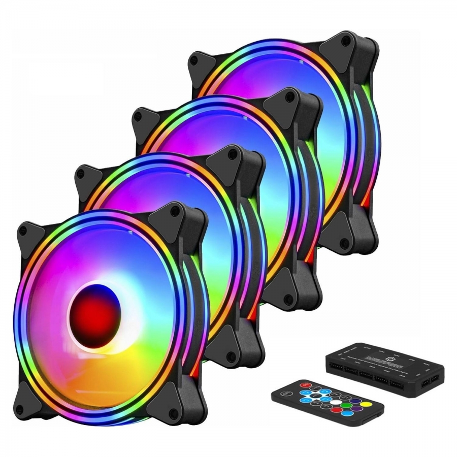 FRISBY FCL-F1272C 4X120MM ARGB FAN+ KONTROL HUB KASA FANI Fiyatı ve ...