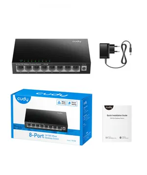CUDY FS108 8-Port 10/100 Mbps Metal Switch Fiyatı ve Özellikleri