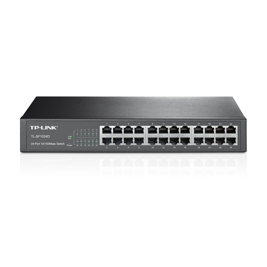 TP-LINK TL-SF1024D 24 PORT 10/100 METAL SWITCH Fiyatı ve Özellikleri